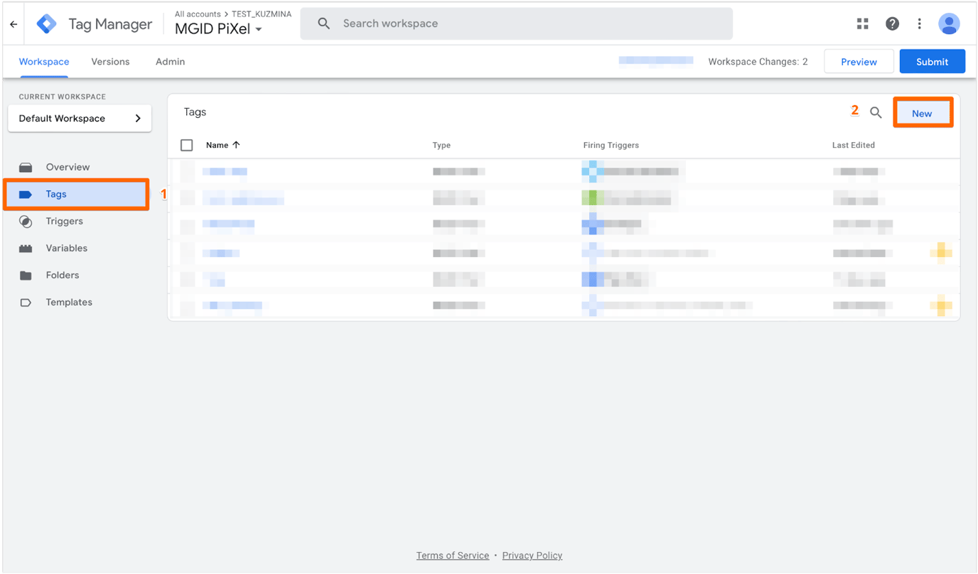 MGID Pixel via Google Tag Manager: URL-based conversions